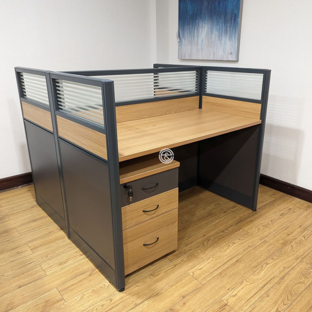 2-Way Modular Office Workstation – Worksmart Furniture