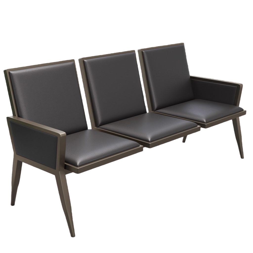3 Link Heavy Duty Waiting Bench in Kenya – Durable Waiting Area Seating ...